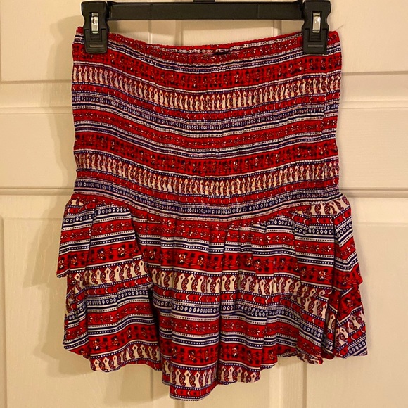 Forever 21 | Skirts | Forever 2 Red White And Blue Flirty Mini Skirt ...